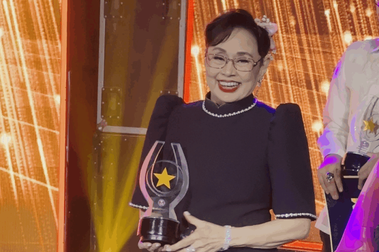 Vilma Santos receives Best Actress award at Star Awards 2025