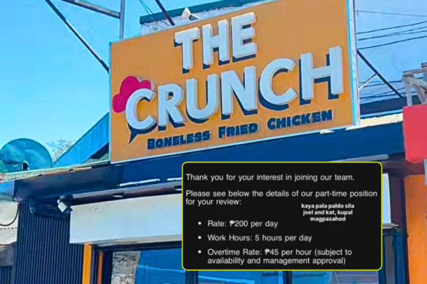 Boneless chicken chain slammed over ₱200 daily wage offer