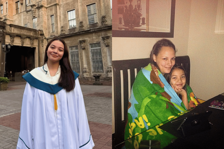 Matet de Leon marks daughter Mishka Estrada’s UST senior high ...